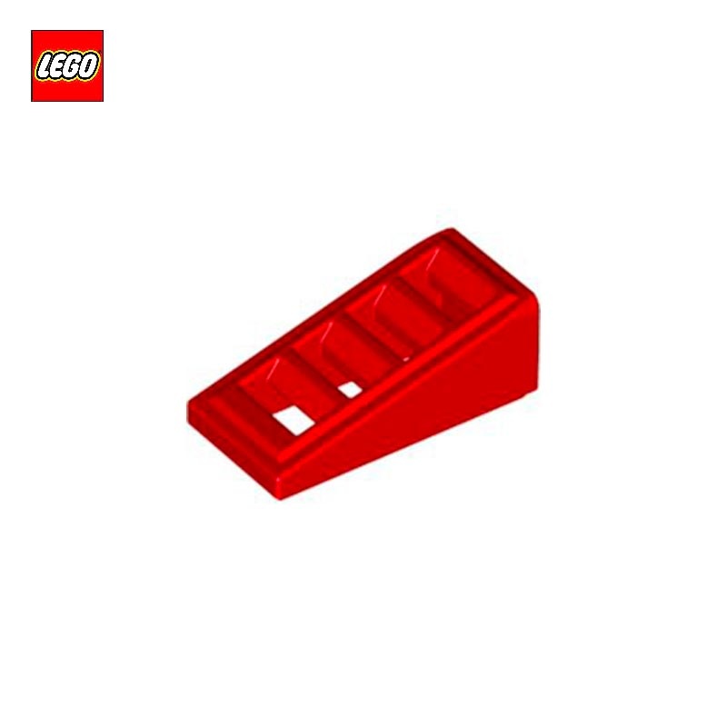 Slope 18° 2x1x2/3 with 4 slots - LEGO® Part 61409 - Super Briques