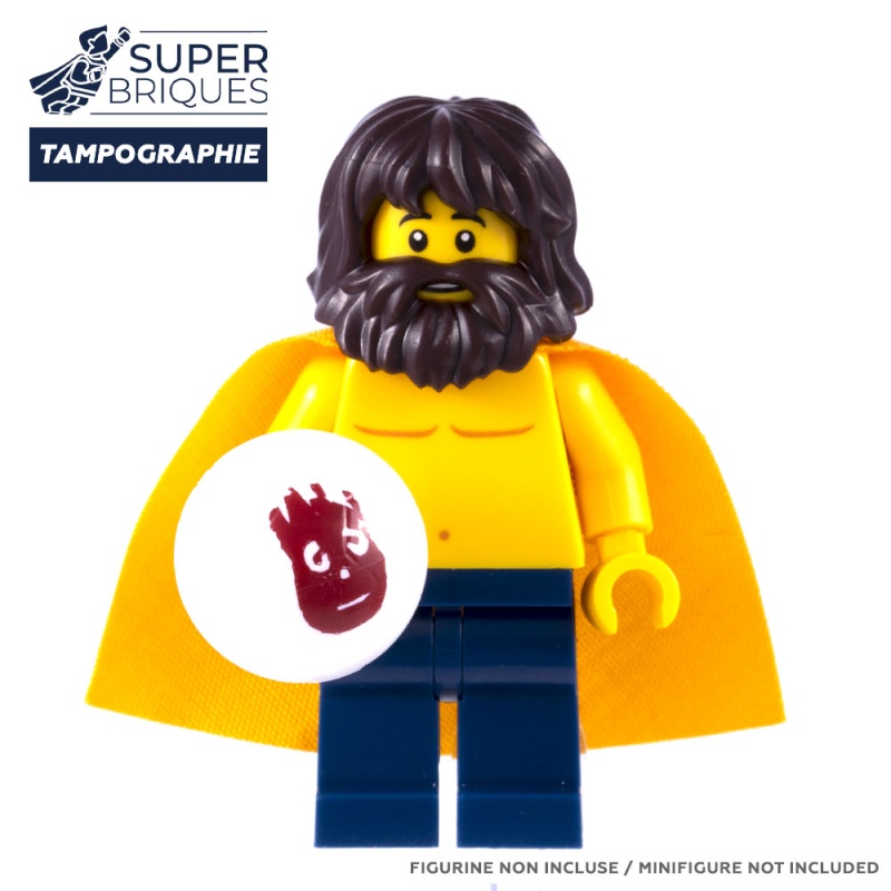 Wilson Balloon - Custom Pad Printed LEGO® Part - Super Briques