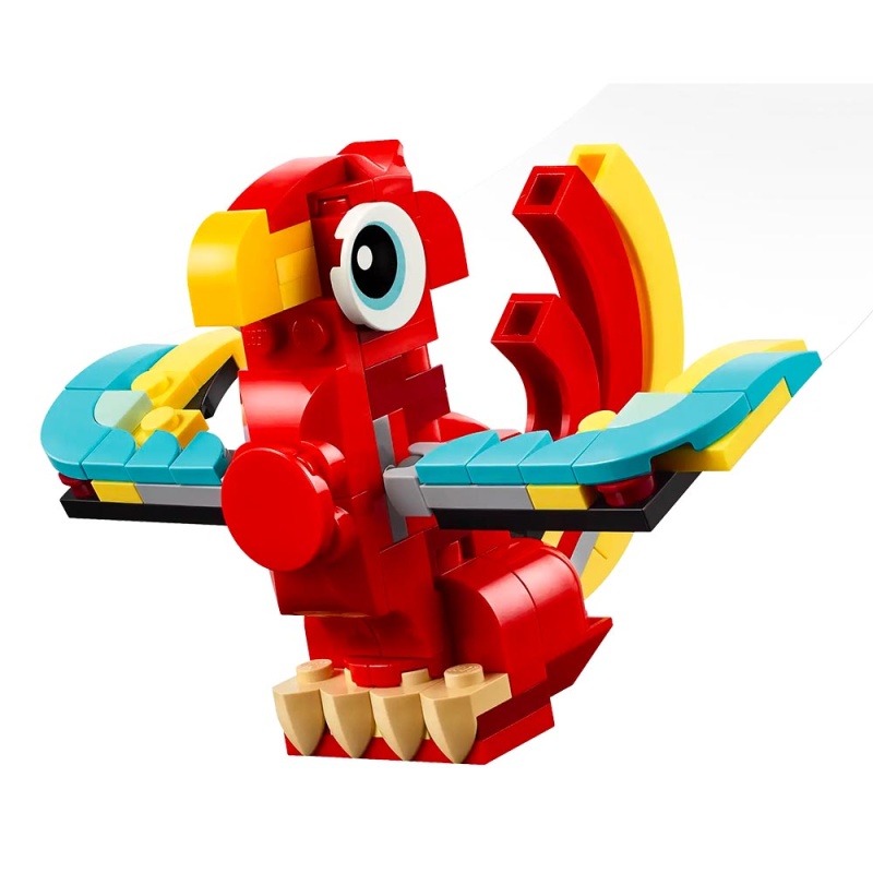 Red Dragon - LEGO® Creator 3-in-1 31145 - Super Briques