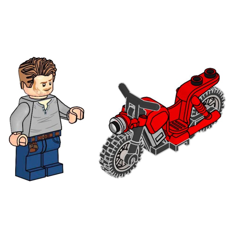 Owen's Mega Motorcycle (Limited Edition) - Polybag LEGO® Jurassic World ...