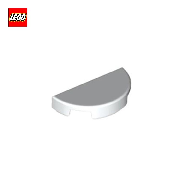 Tuile ronde 1x2 demi cercle - Pièce LEGO® 1748 - Super Briques