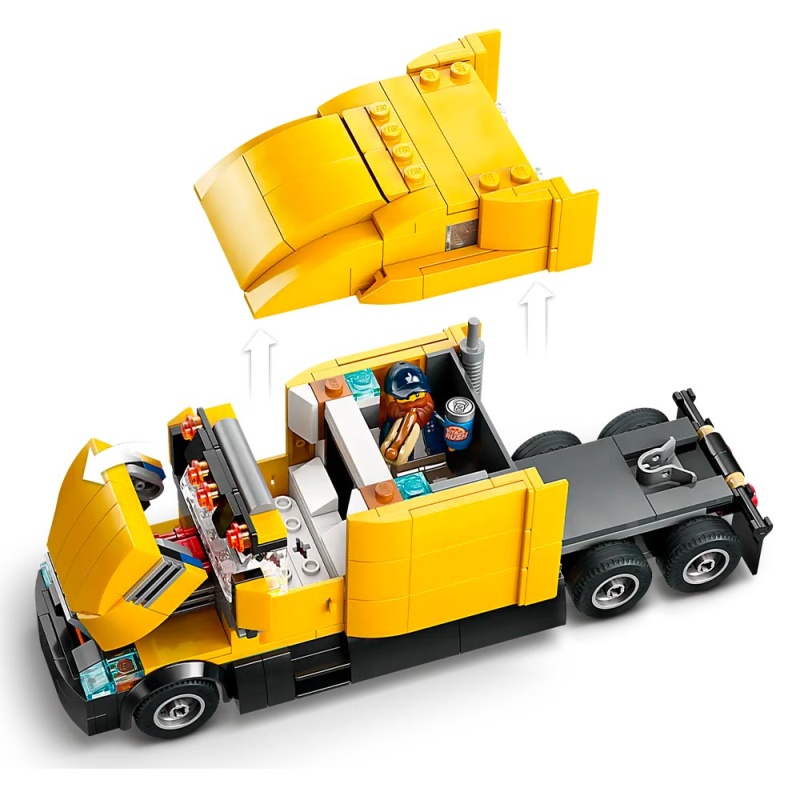 Yellow Delivery Truck - LEGO® City 60440 - Super Briques