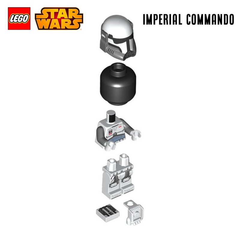 Minifigure LEGO® Star Wars - Imperial Commando - Super Briques