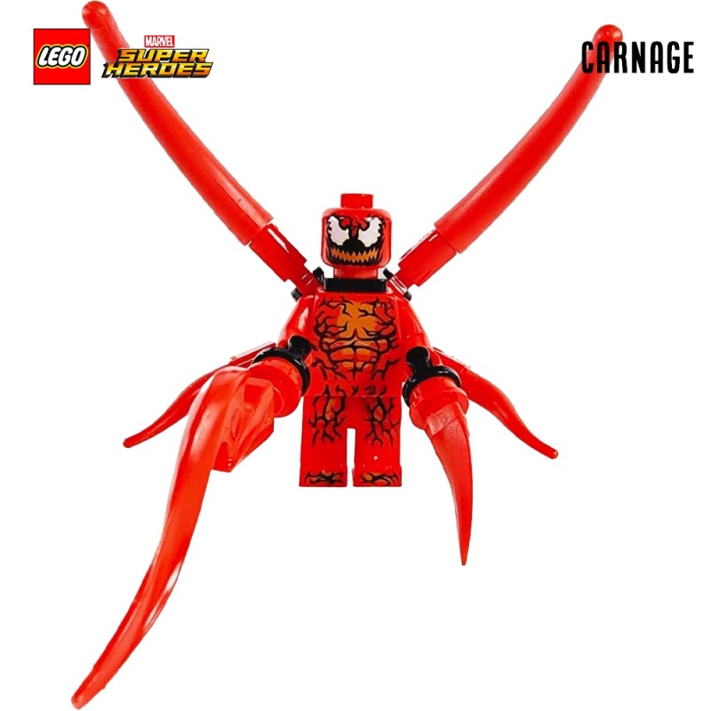 Minifigure LEGO® Marvel - Carnage - Super Briques