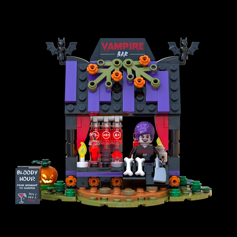 Vampire bar LEGO® Custom - Limited Edition - Super Briques