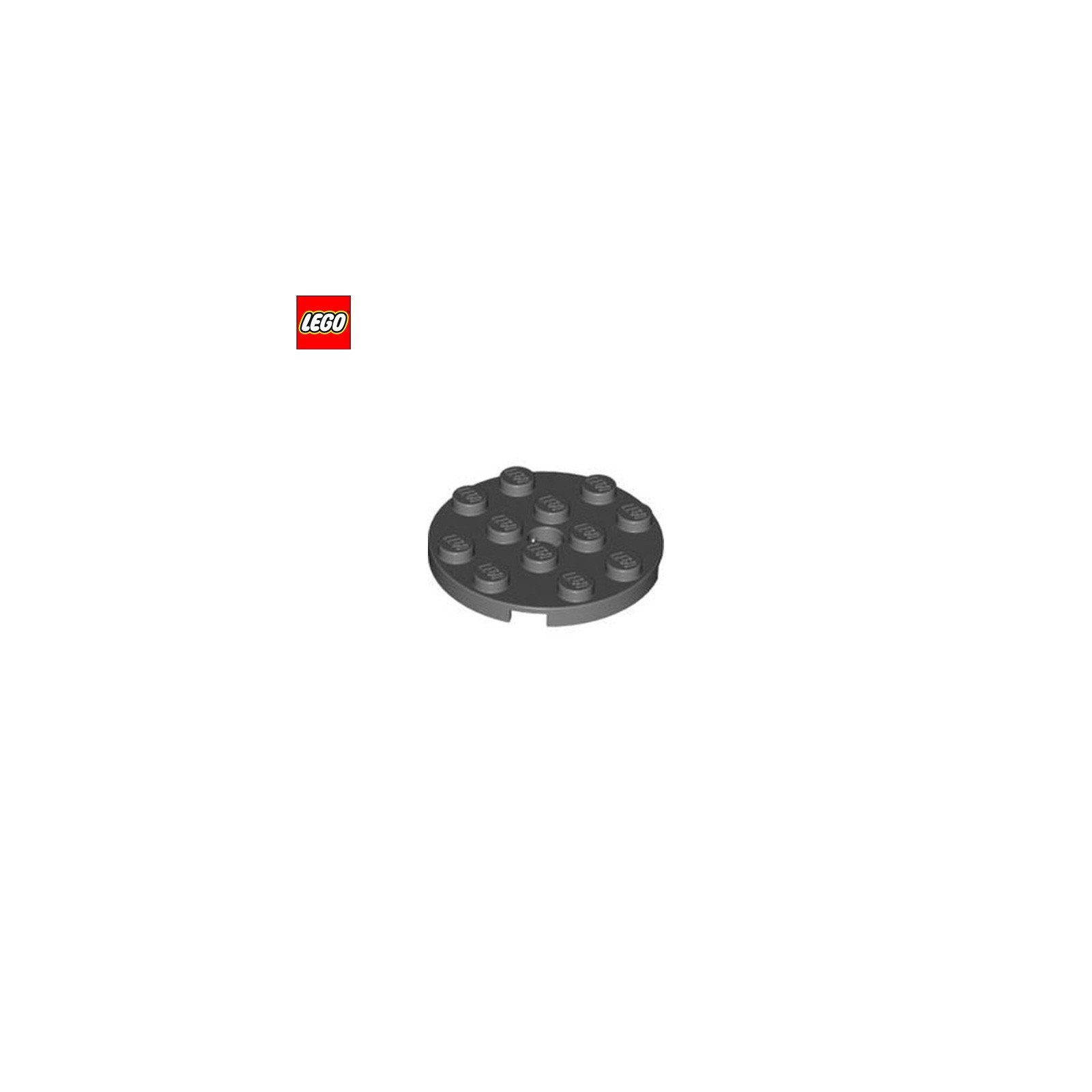 Plate Round 4x4 with Pin Hole - LEGO® Part 60474 - Super Briques