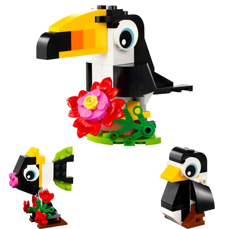 Tropical Toucan - Polybag LEGO® Creator 3-in-1 30688 - Super Briques