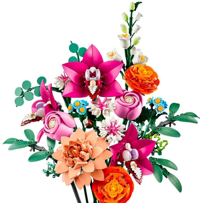 Le joli bouquet de fleurs roses - LEGO® Botanical Collection 10342 ...