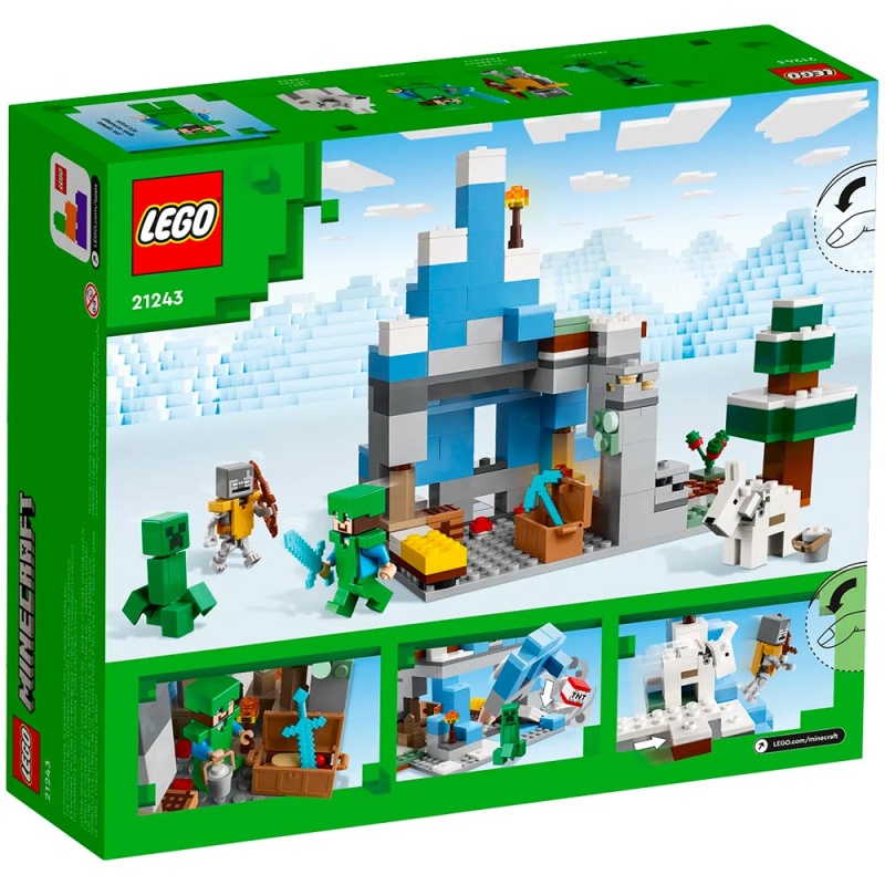 Les pics gelés - LEGO® Minecraft 21243 - Super Briques