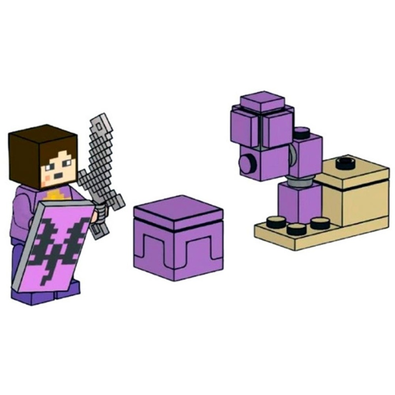 End Warrior and Shulker - Polybag LEGO® Minecraft 662413 - Super Briques