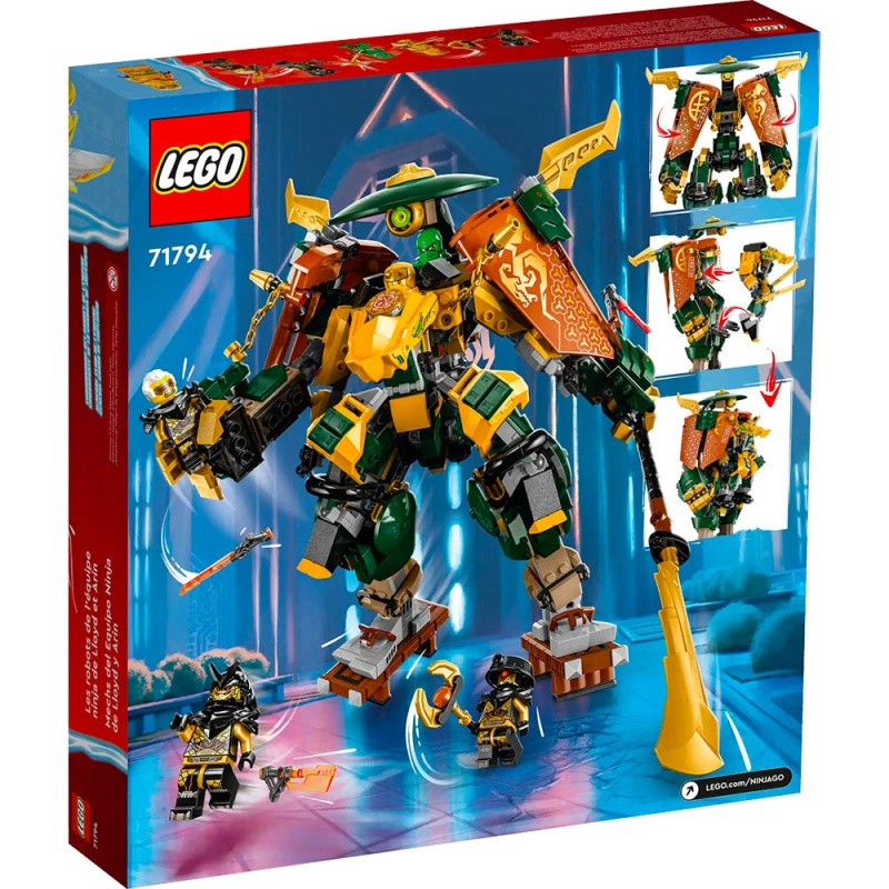 L'équipe de robots des ninjas Lloyd et Arin - LEGO® Ninjago 71794 ...