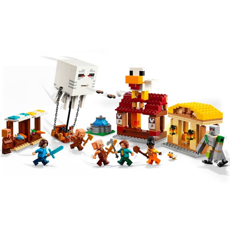 Les Ghasts à l’attaque du village - LEGO® Minecraft 21273 - Super Briques