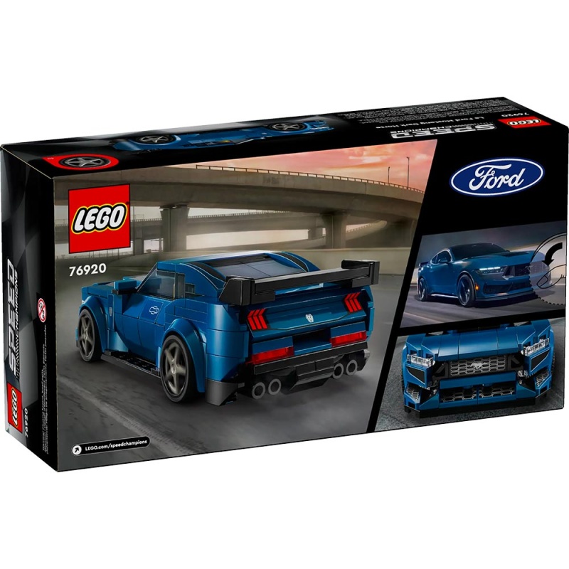 La voiture de sport Ford Mustang Dark Horse - LEGO® Speed Champions ...