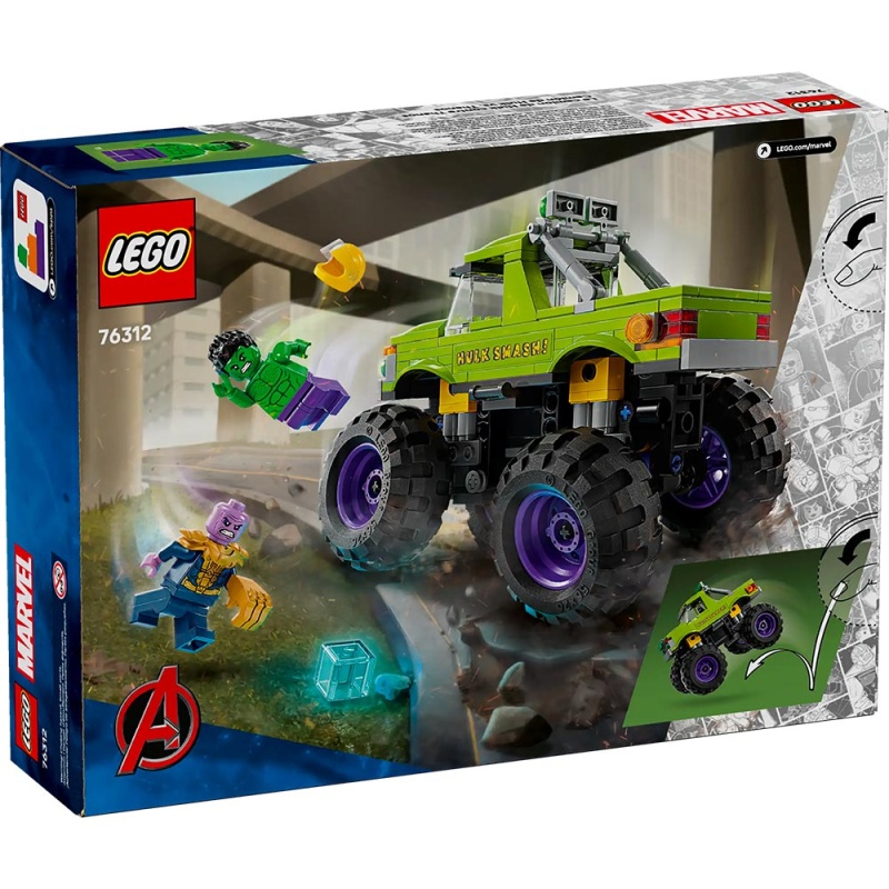 The Hulk Truck vs. Thanos - LEGO® Marvel Avengers 76312 - Super Briques