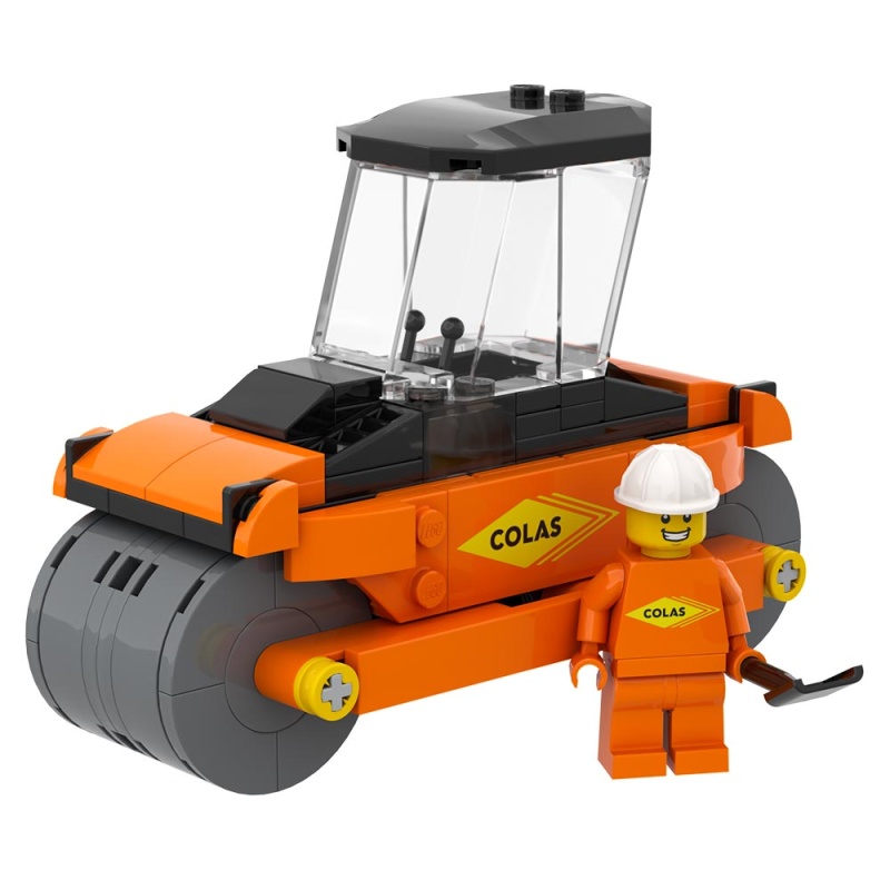 Vibrating Compactor - Exclusive Colas Set - Super Briques