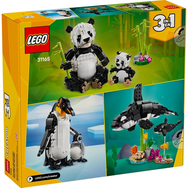 Animaux sauvages : la famille de pandas - LEGO® Creator 3-en-1 31165 - Super Briques