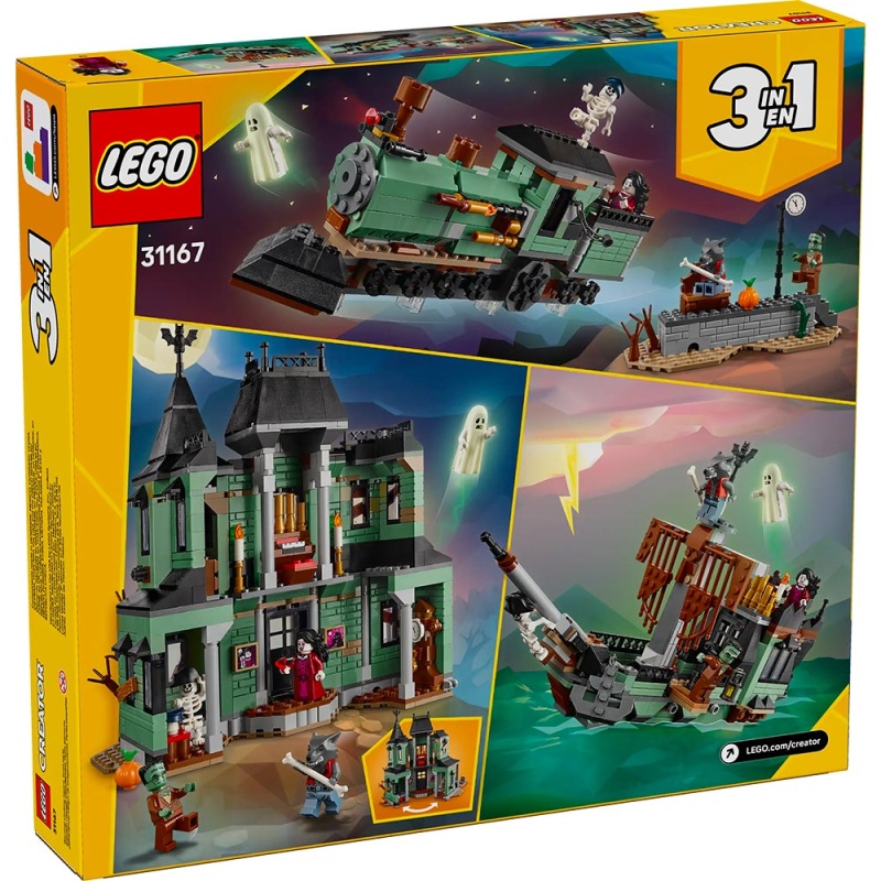 Le manoir hanté - LEGO® Creator 3-en-1 31167 - Super Briques
