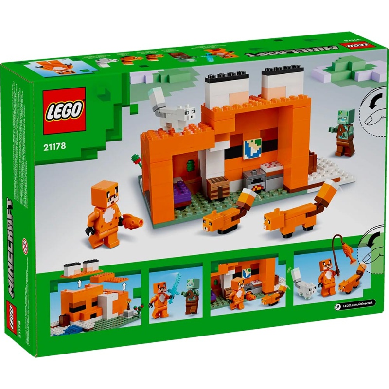 The Fox Lodge - LEGO® Minecraft 21178 - Super Briques