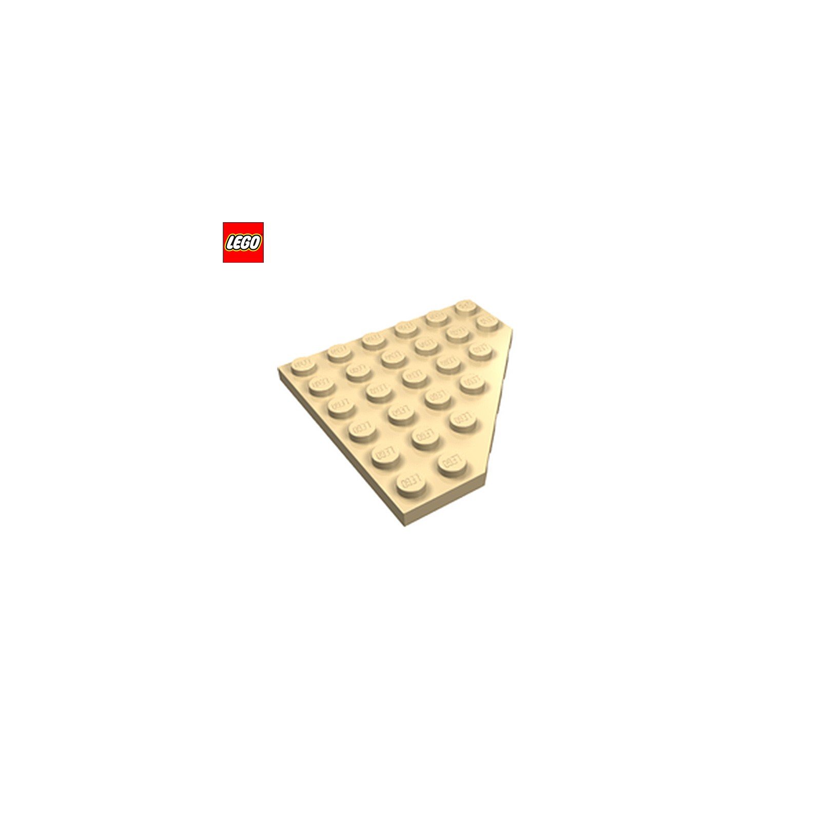 Wedge Plate 6x6 Cut Corner - LEGO® Part 6106 - Super Briques