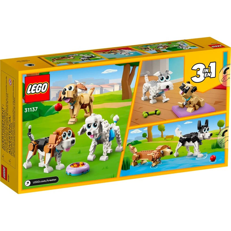 Adorables chiens - LEGO® Creator 3-en-1 31137 - Super Briques