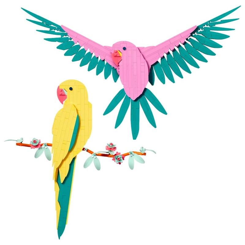 The Fauna collection Macaw Parrots - LEGO® 31211 - Super Briques