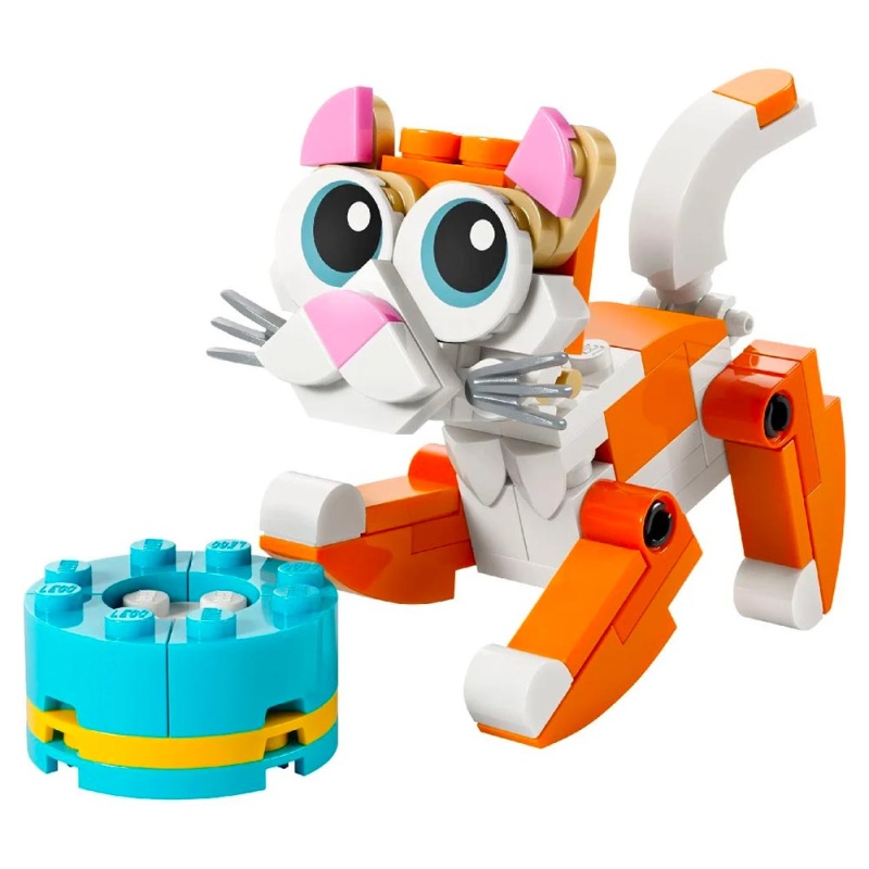 Le chat orange - Polybag LEGO® Creator 3-en-1 30714 - Super Briques