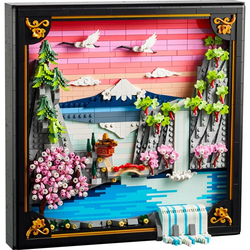 Japanese Cherry Blossom Landscape - LEGO® Art 31218 - Super Briques