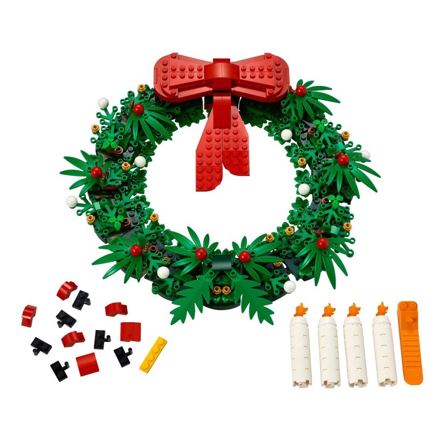 Couronne de Noël 2-en-1 - LEGO® Exclusif 40426 - Super Briques