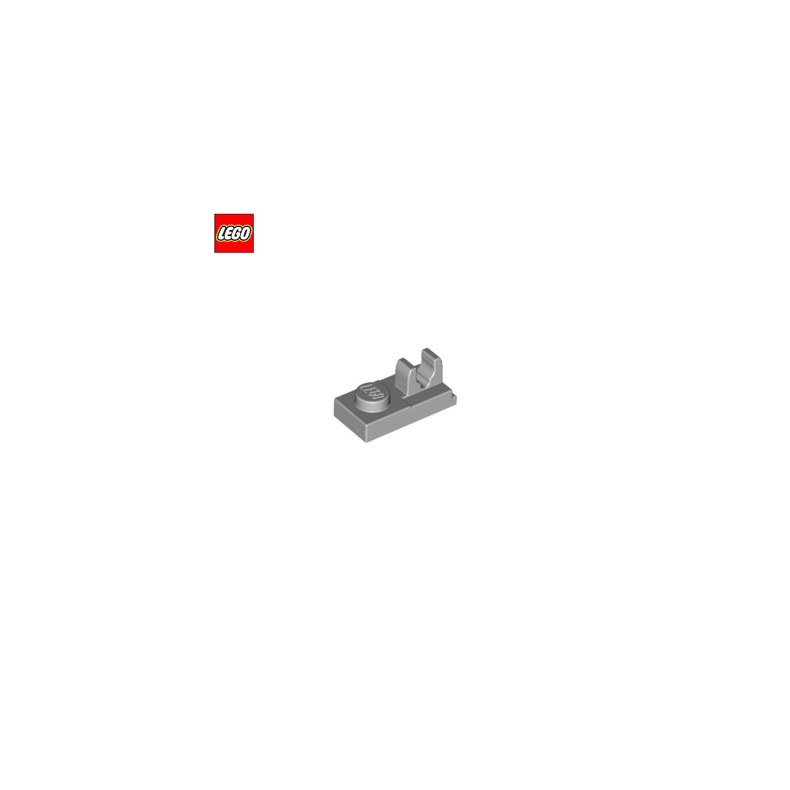 Plate 1x2 avec clip - Pièce LEGO® 92280 - Super Briques