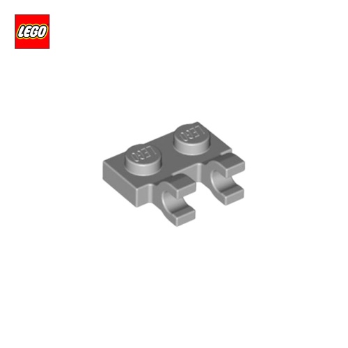 Plate Special 1x2 with 2 clips horizontal - LEGO® Part 60470b - Super ...
