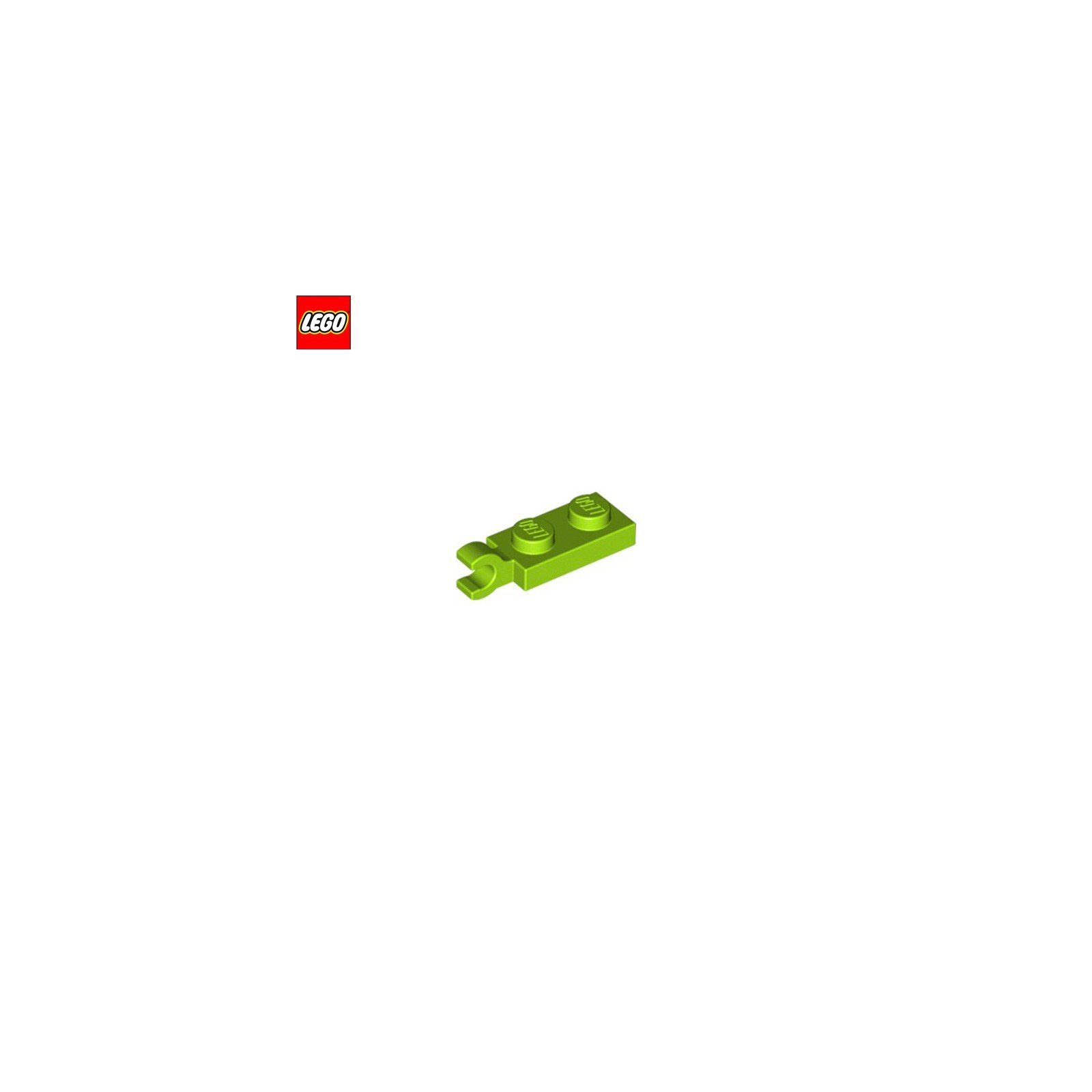 Plate Special 1x2 with Clip Horizontal - LEGO® Part 63868 - Super Briques