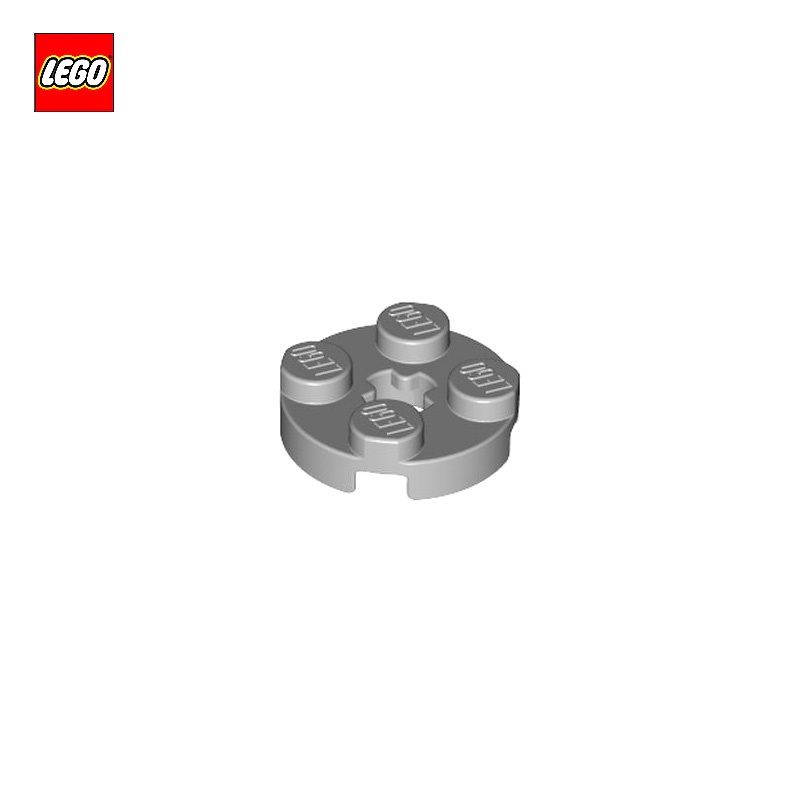 Plate Round 2x2 with Axle Hole Type 1 - LEGO® Part 4032a - Super Briques